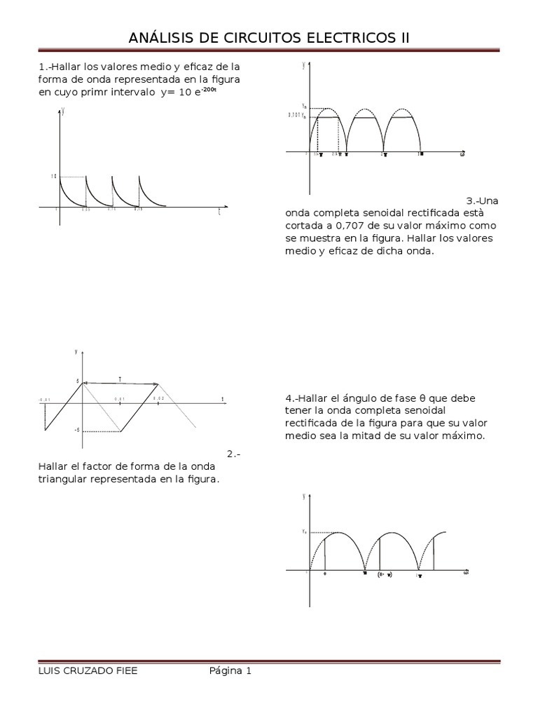 2practica de Circuitos Electricos II | PDF