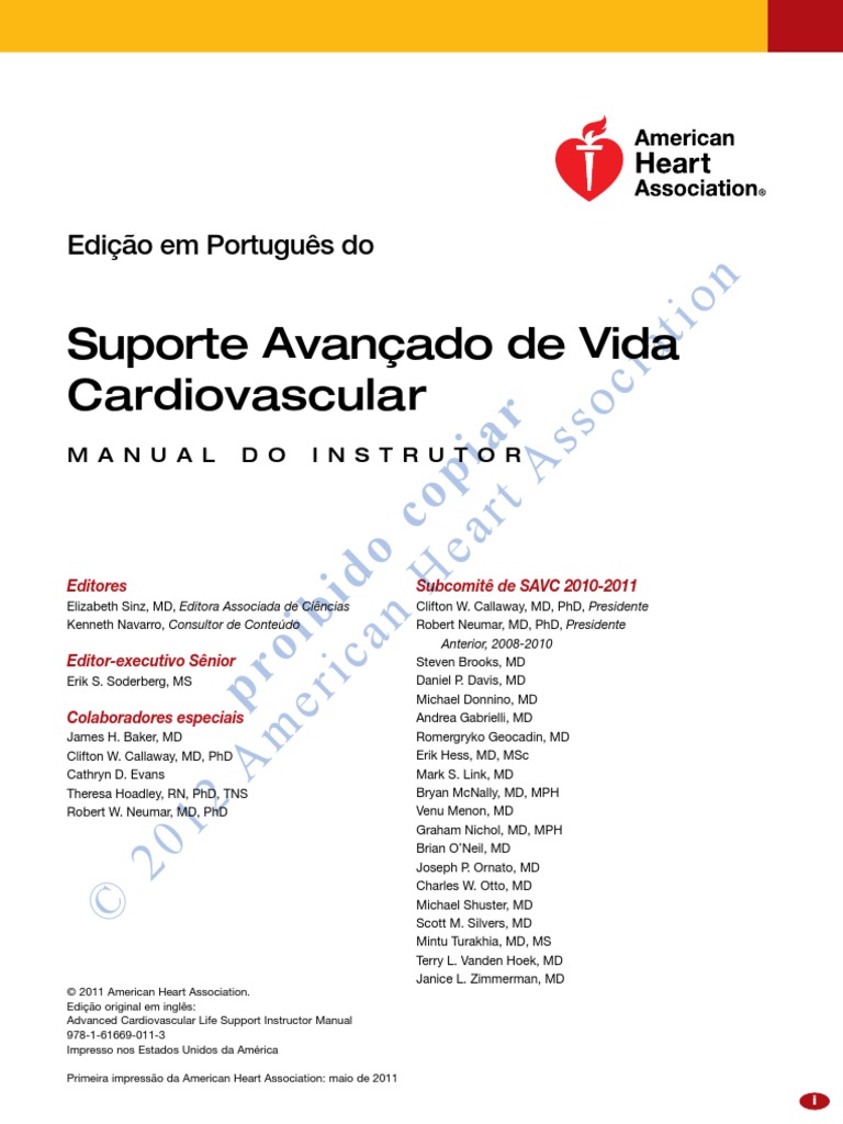 Acls Instructor Manual Pdf Tempo Pensamento