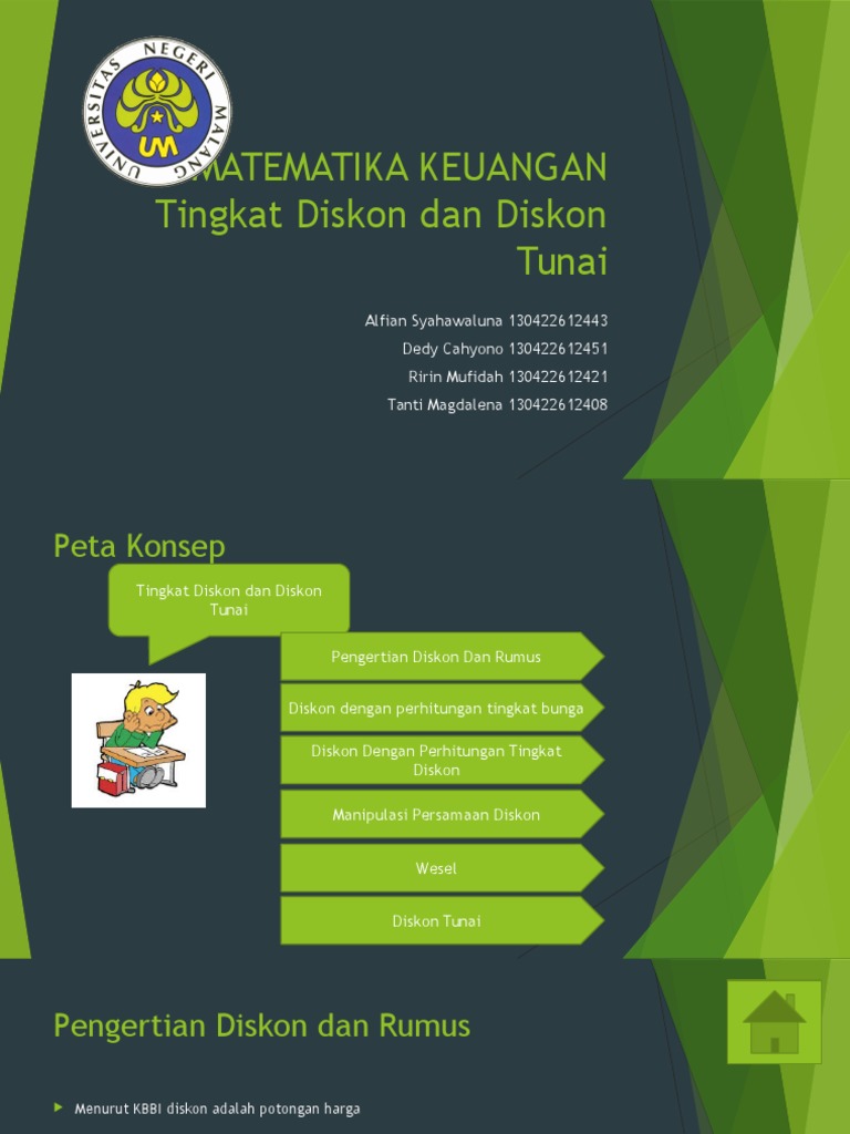 MATEMATIKA KEUANGAN Tingkat Diskon Dan Diskon Tunai | PDF