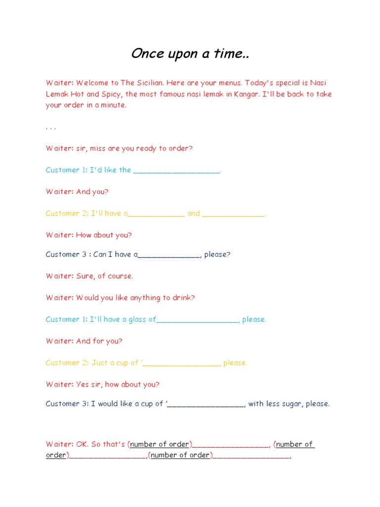 Once Upon A Time | PDF