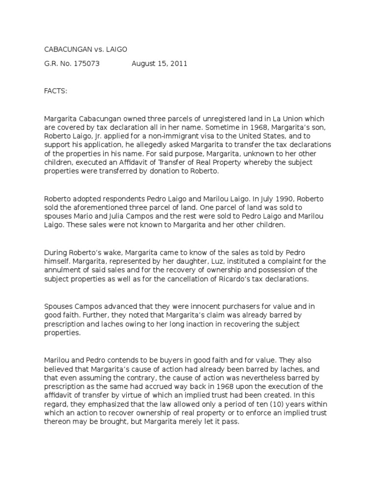 Case Digest Oblicon | PDF | English Trust Law | Trust Law