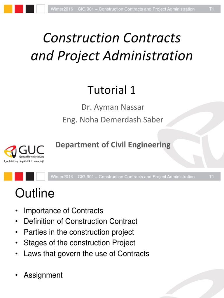 Construction Contract Administration Overview | PDF | Common Law ...