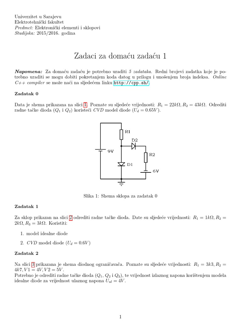 EES Domaca Zadaca 1 | PDF