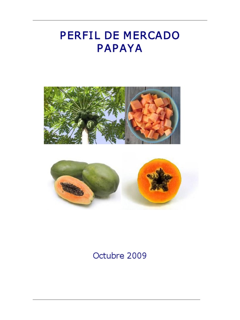 Nombres de Proyectos: Papaya | PDF | Análisis de Riesgo y Puntos Críticos de Control | Alimentos