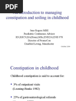 Constipation CHEO Handout | PDF | Constipation | Human Feces
