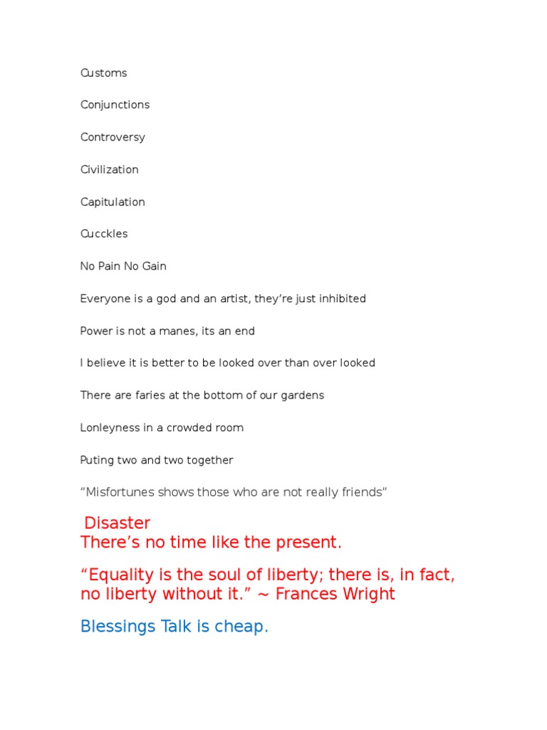 Impromptu Practice | PDF