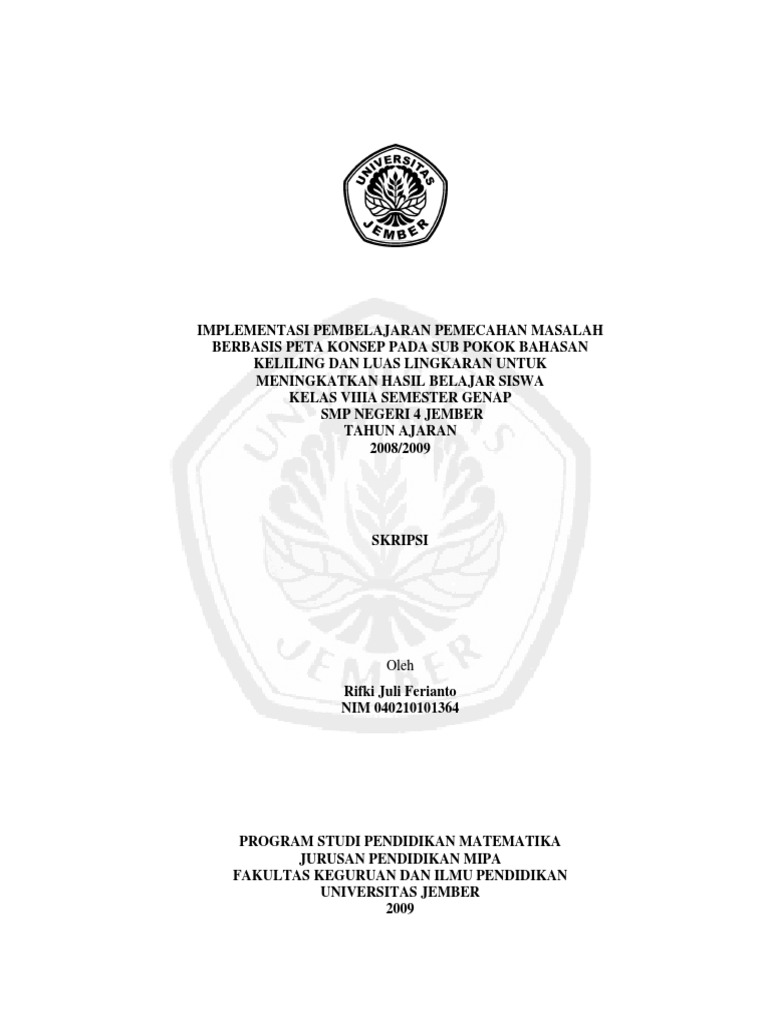 Peta Konsep Lingkaran | PDF