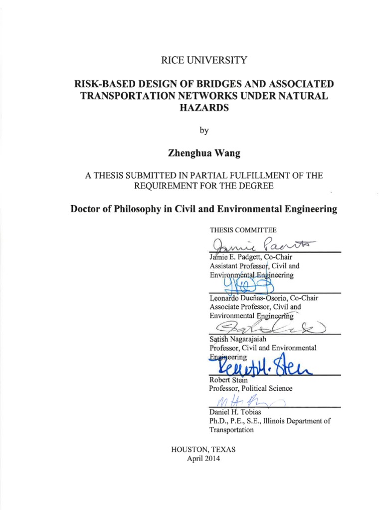 Risk-Based Bridge Design Framework | PDF | Risk | Reliability Engineering