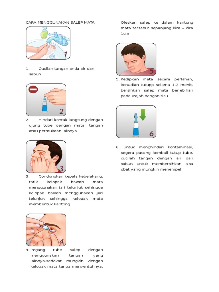 Panduan Penggunaan Salep Mata | PDF