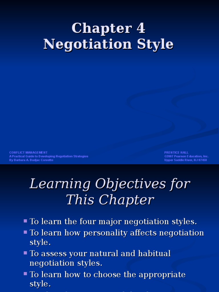 CM 4 | PDF | Negotiation | Behavioural Sciences