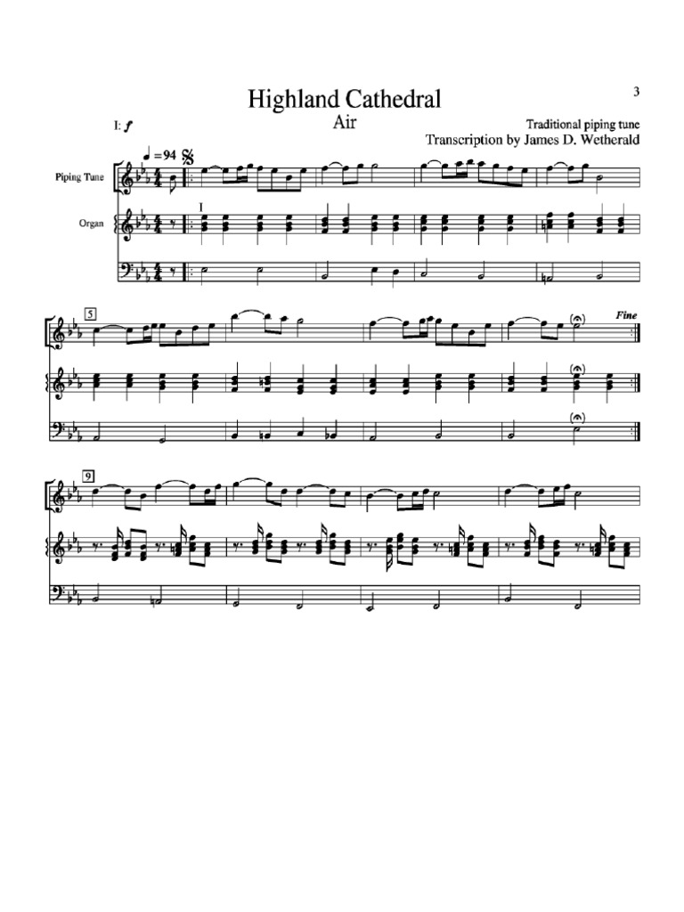 Highland Cathedral | PDF