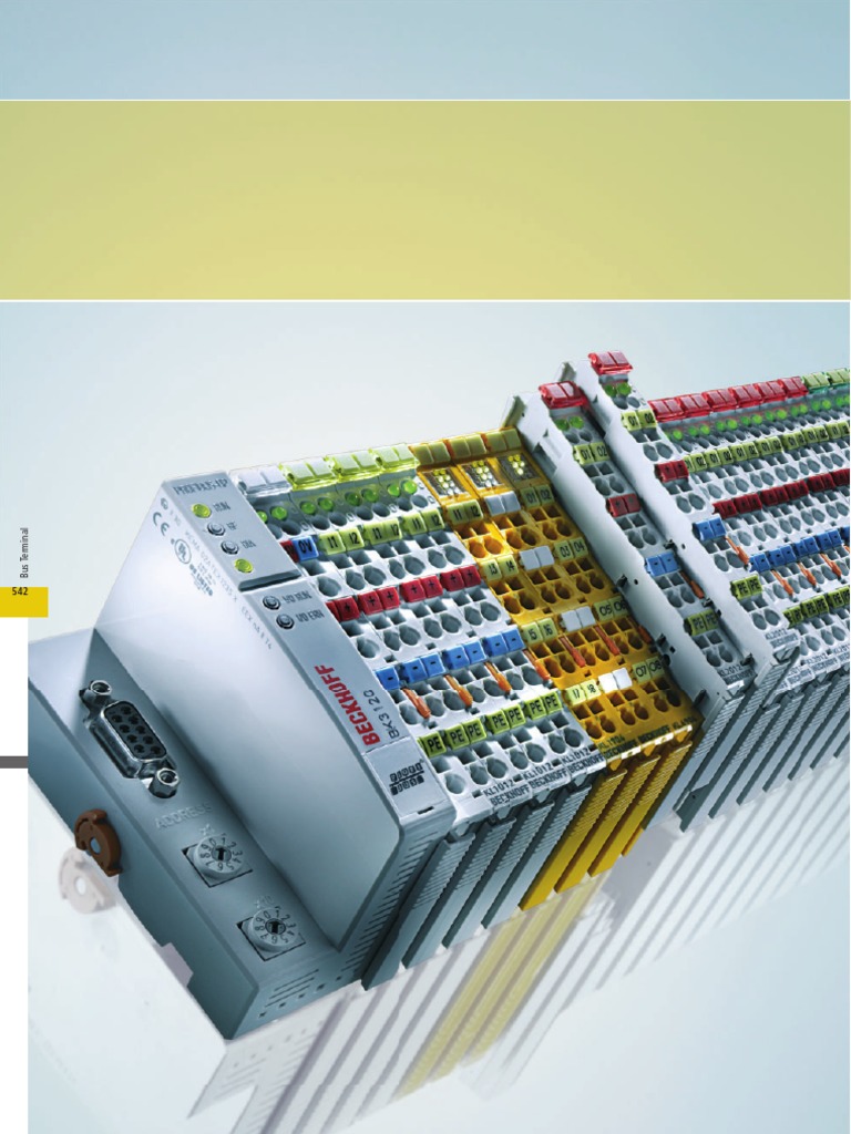 Beckhoff Bus Terminal | PDF | Electrical Connector | Relay
