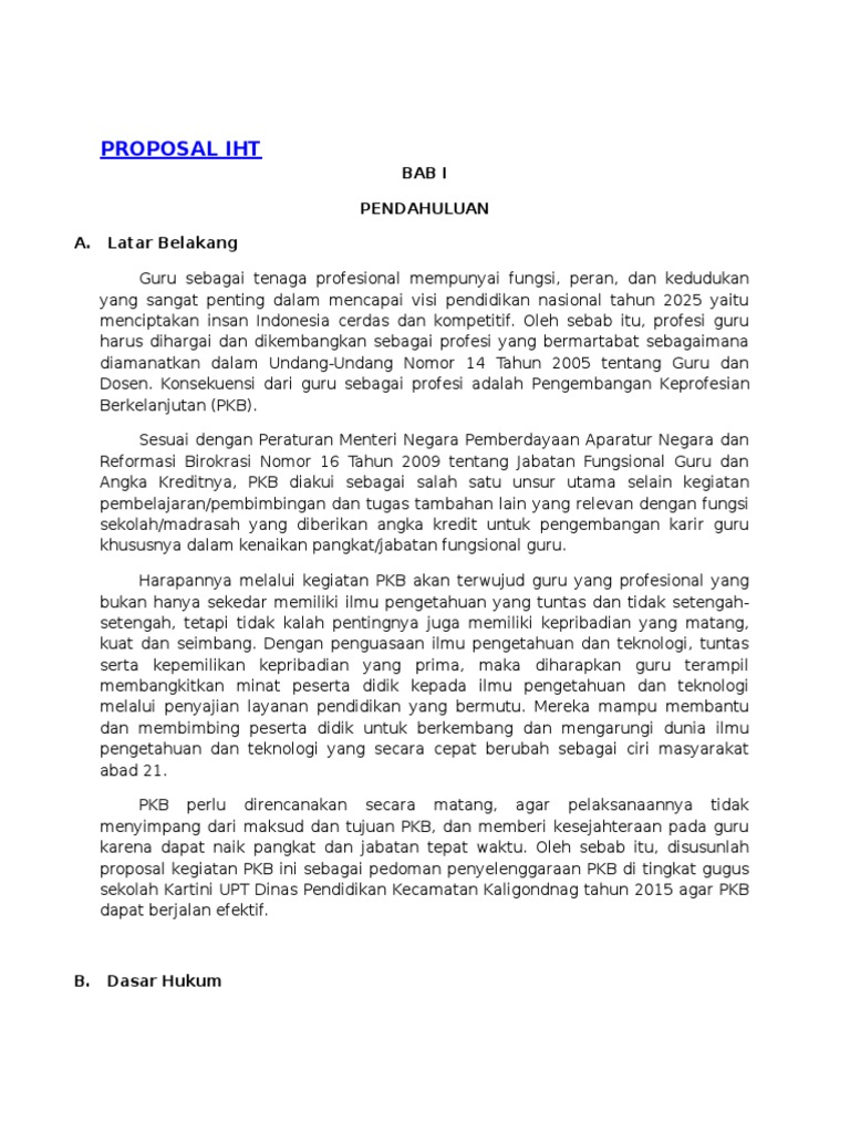 Proposal in House Training | PDF