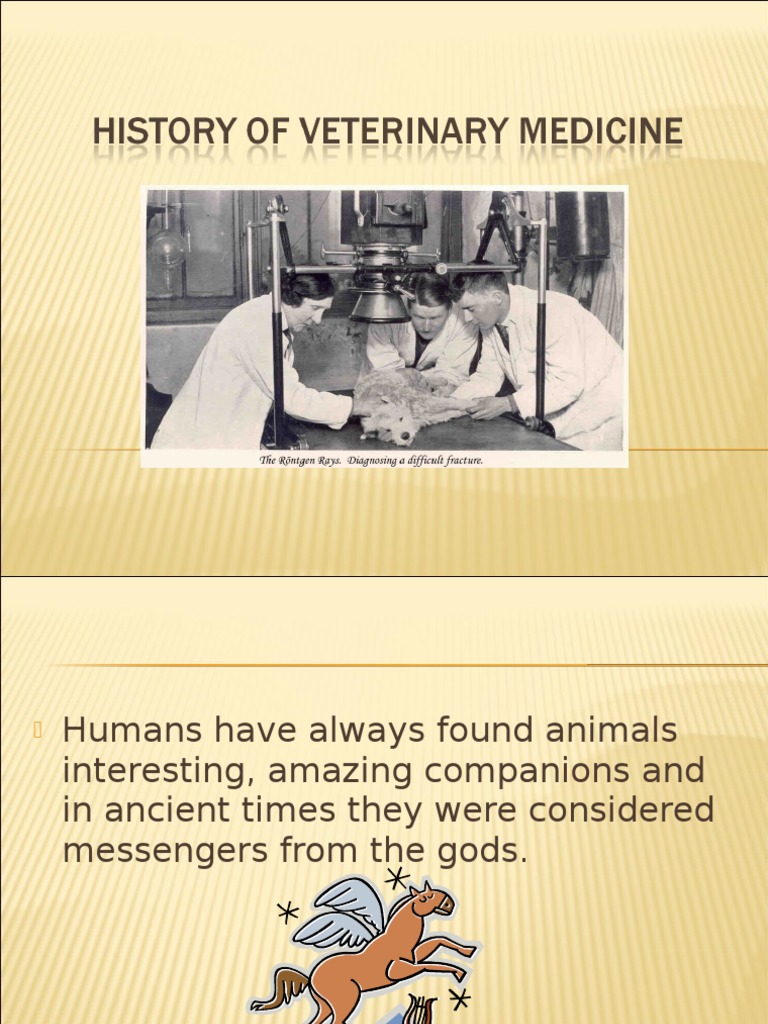 History of Veterinary Medicine Timeline | PDF | Veterinary Physician ...