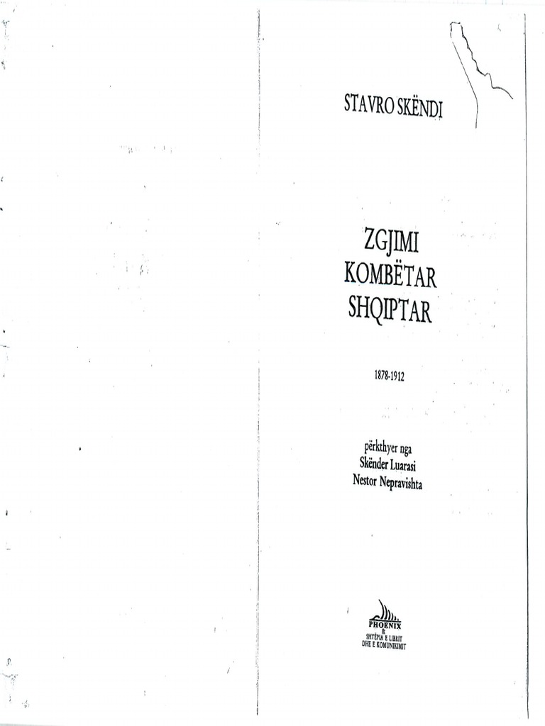 Stavro Skendi: Zgjmi Kombetar Shqiptar | PDF
