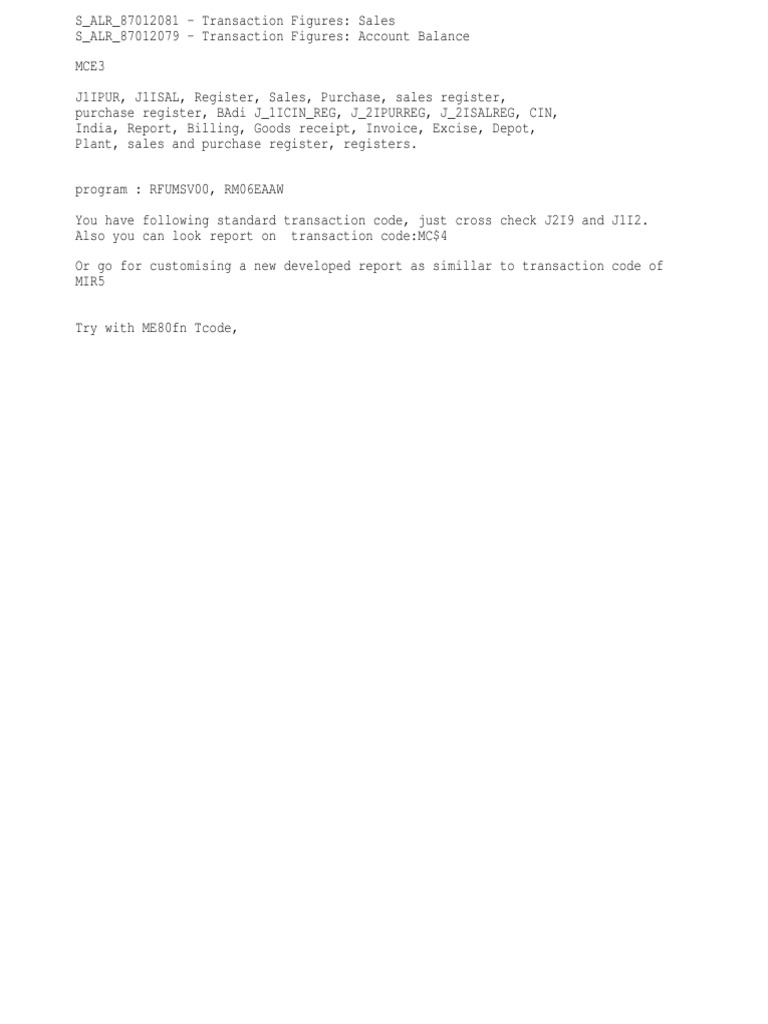 Purchase Register | PDF