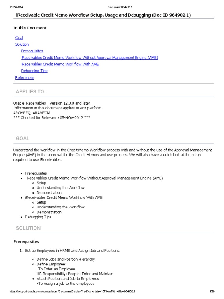 Setup, Usage, Debugging, and Understanding of the iReceivables Credit ...