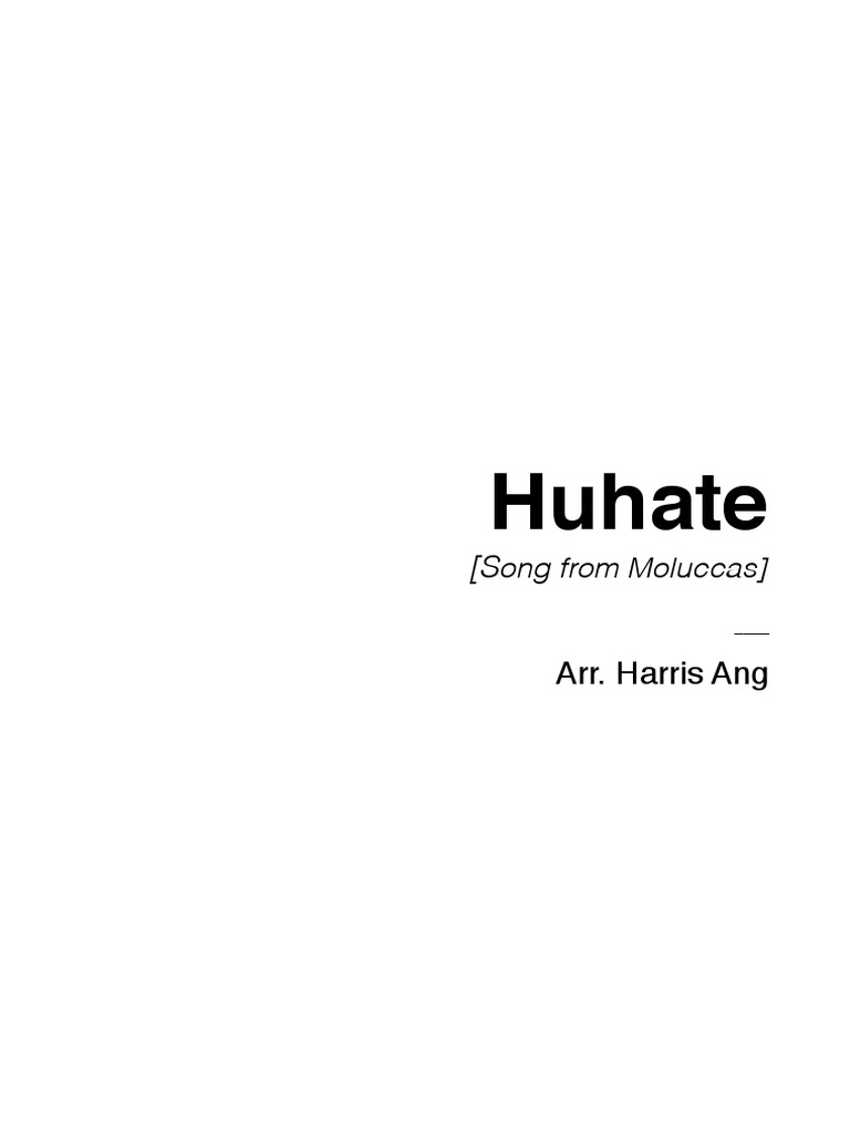 Huhate (Pages) PDF | PDF | Choir | Singing