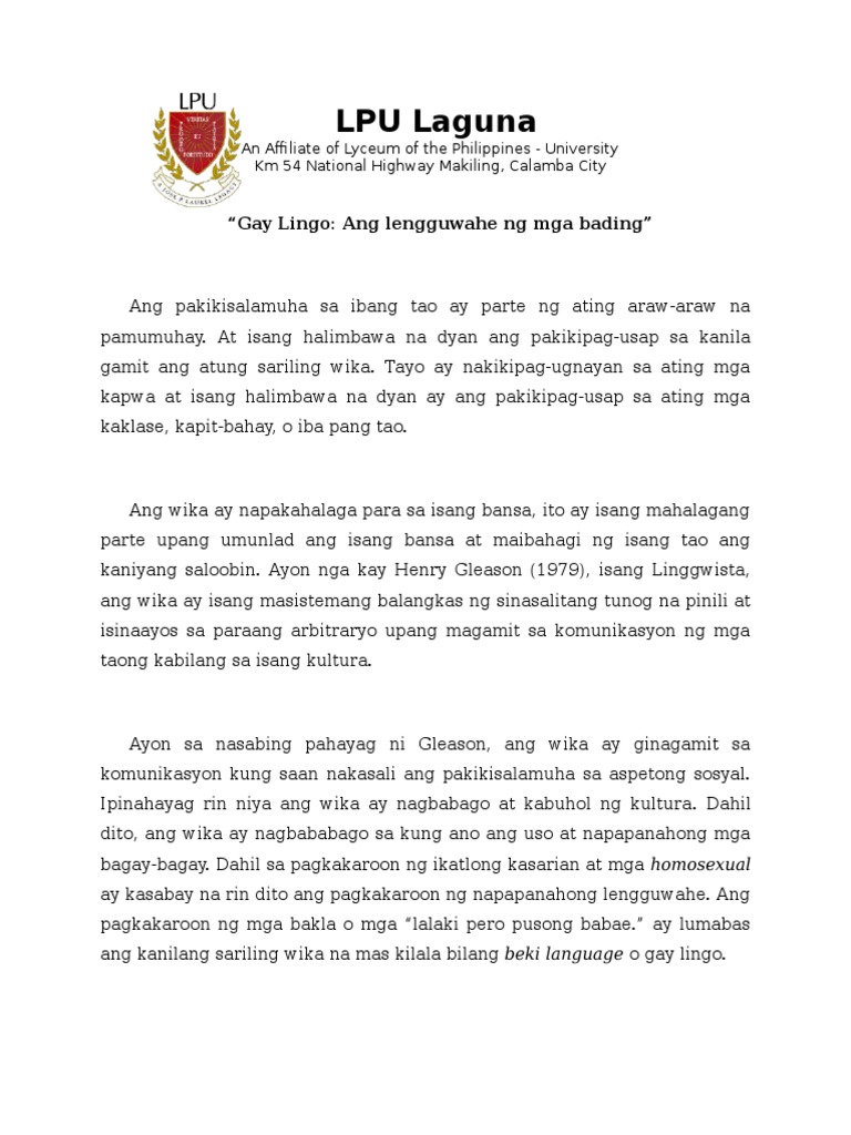 Bekimon Pagaaral (Unfinished) | PDF