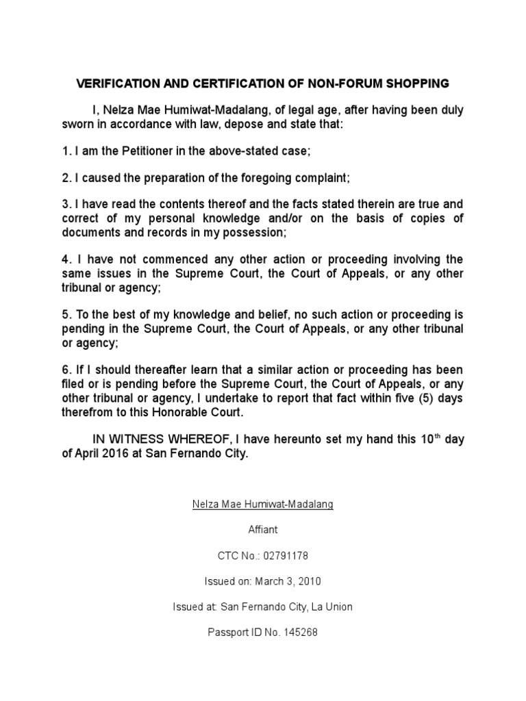 Verification and Certification of Non Fs | PDF