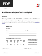OJT Logbook | Aviation | Aerospace