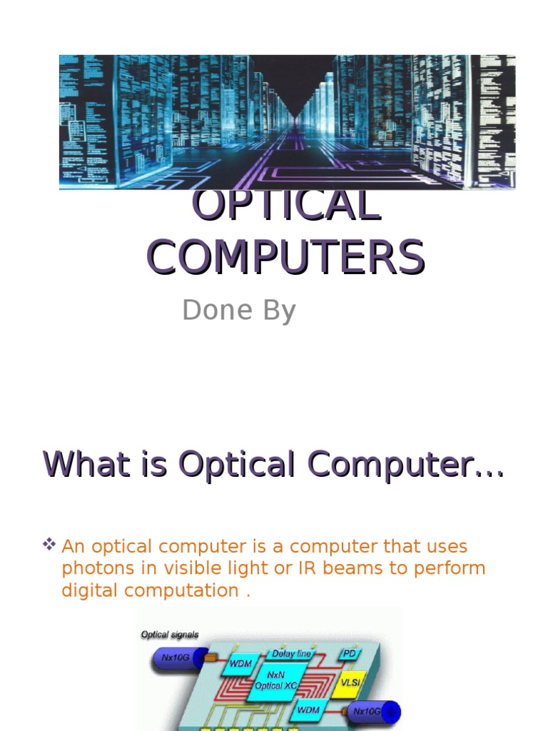Optical Computers | PDF | Photonics | Laser