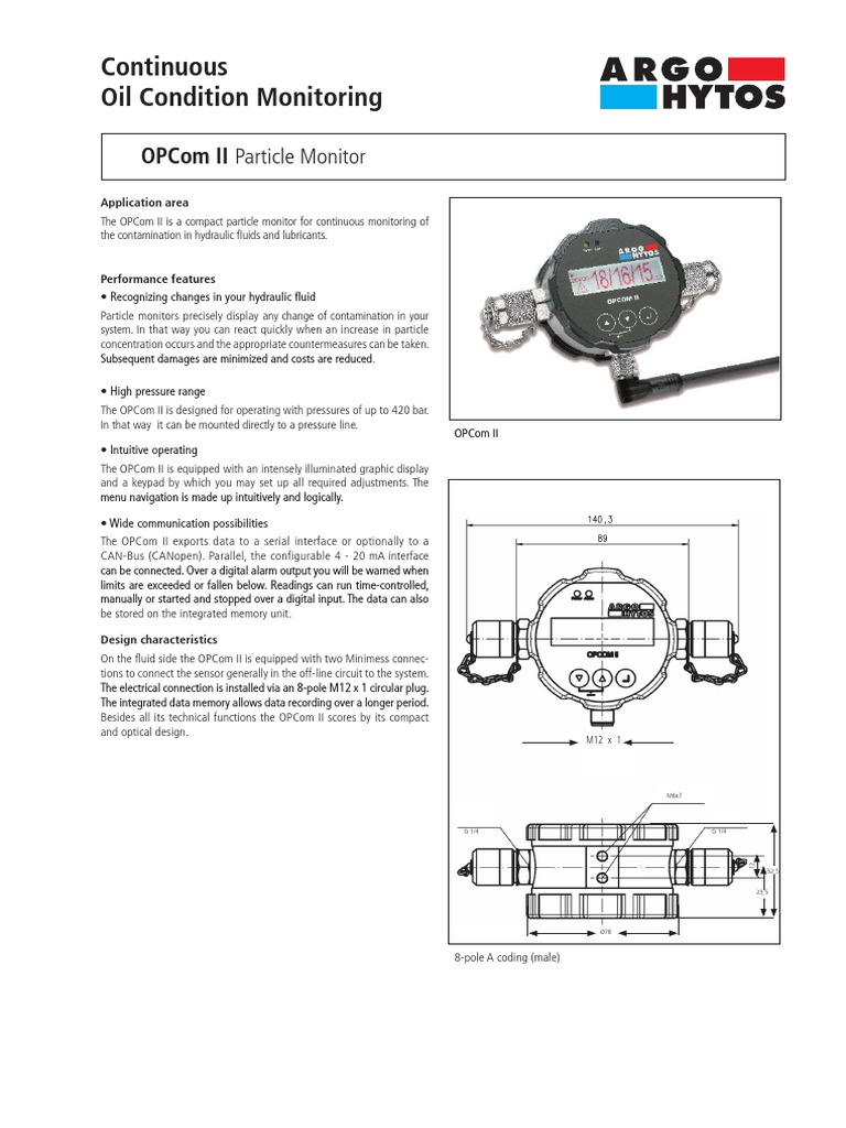 Datasheet OPCom II 10050 en | PDF | Electrical Engineering | Digital ...