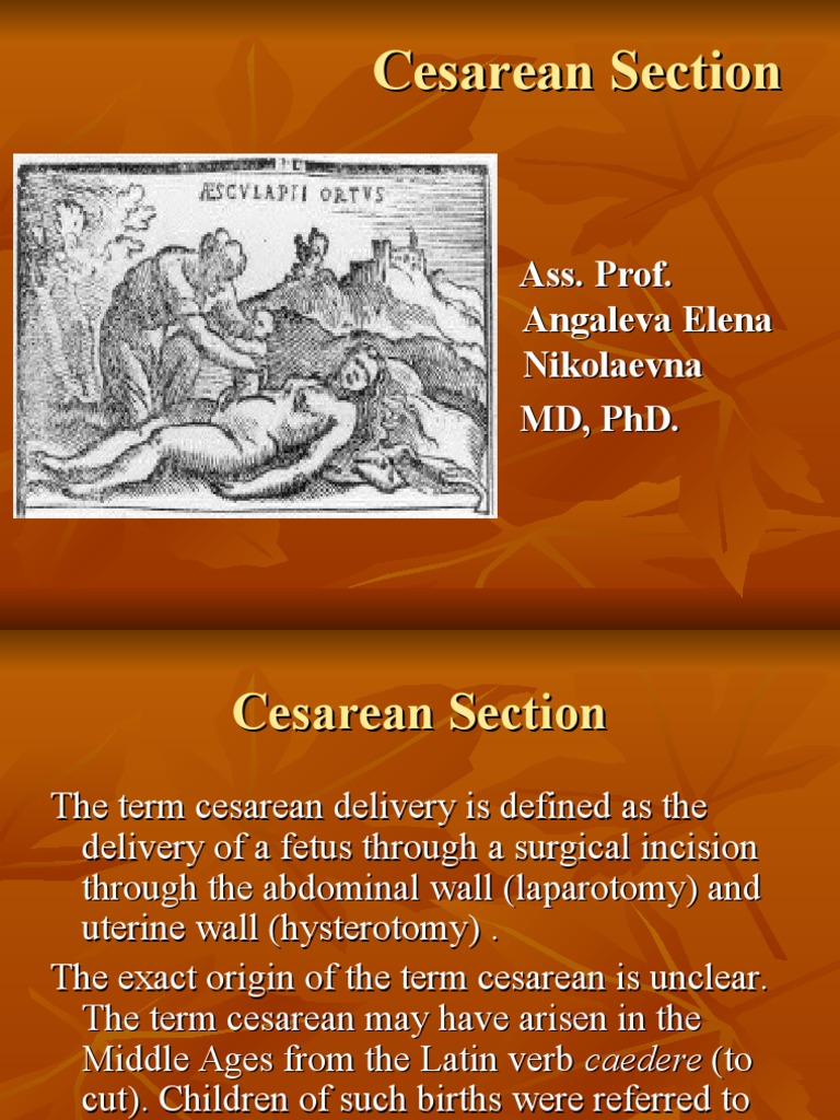 Cesarean Section | Caesarean Section | Uterus