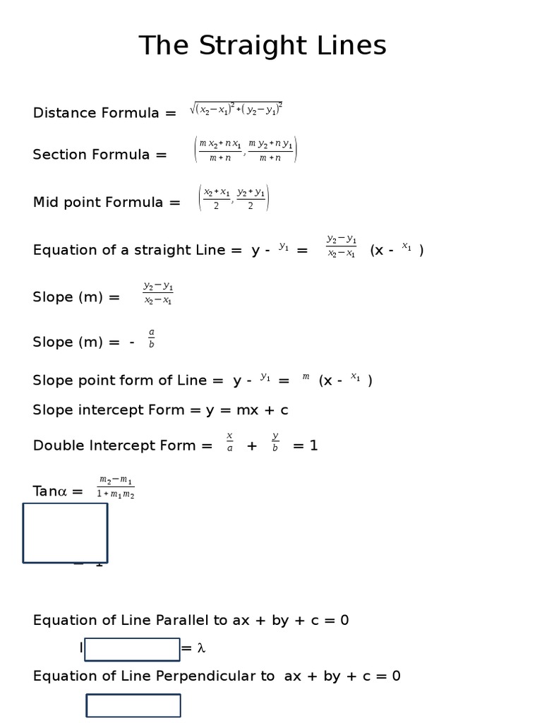 The Straight Lines | PDF