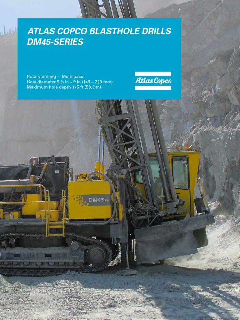 DM-45 Sales Brochure | PDF | Drill | Drilling
