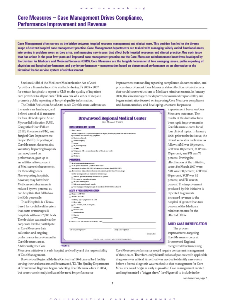 Core Measures Compliance Improvement | PDF | Heart Failure | Medical ...