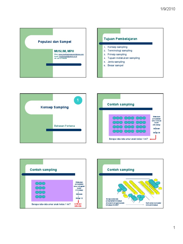 Populasi Dan Sample | PDF