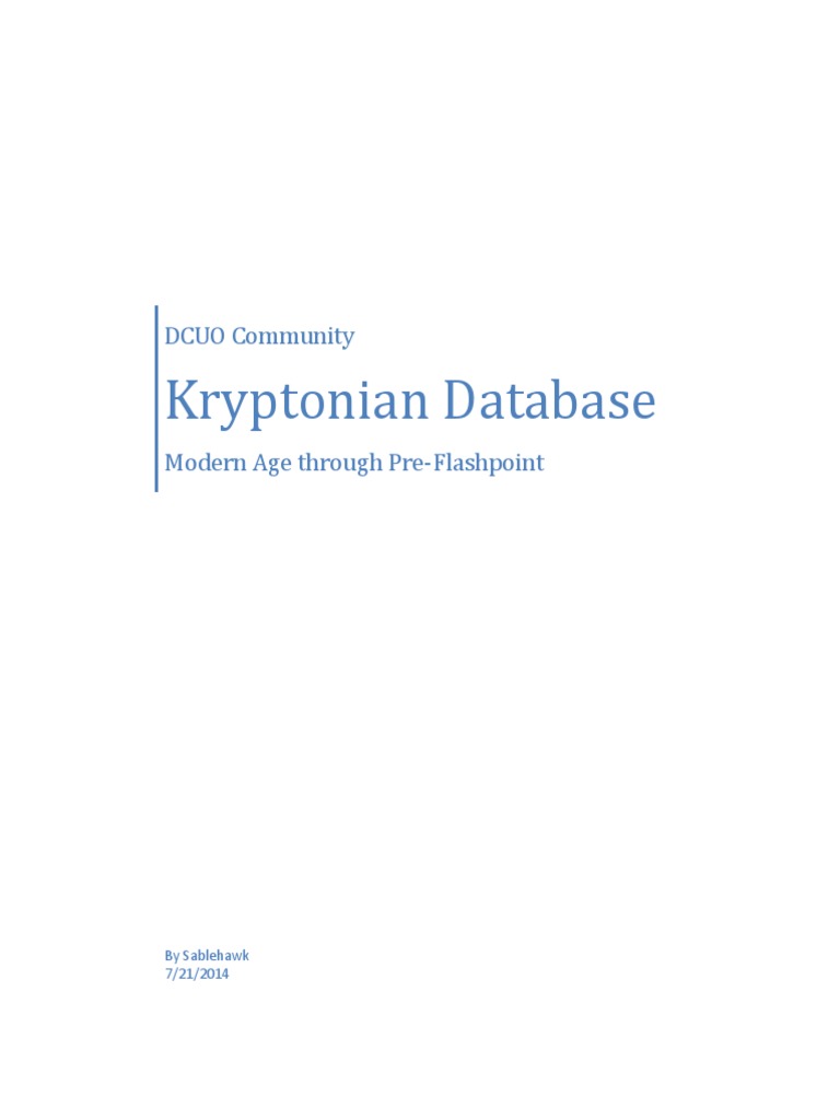 Kryptonian Codex Backup - 2 7-21-14 (2015 - 08 - 13 16 - 29 - 16 UTC ...
