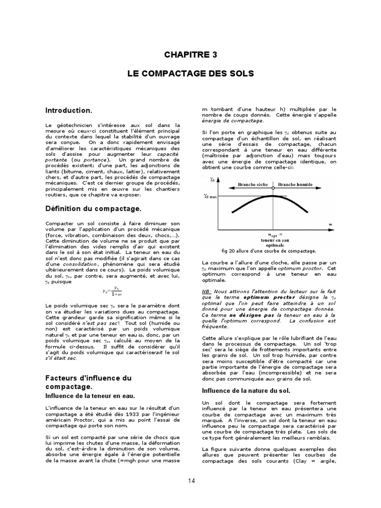 Essais Proctor PDF | PDF | Génie géotechnique | Ingénierie civile