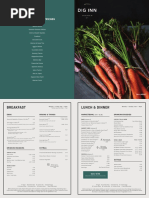 Springbone Kitchen Menu | PDF | Broth | Chocolate