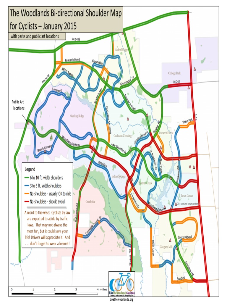 Woodlands Bike Map | PDF