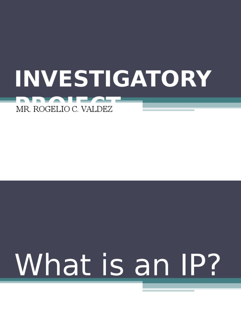 Investigatory Project | PDF | Hypothesis | Scientific Method