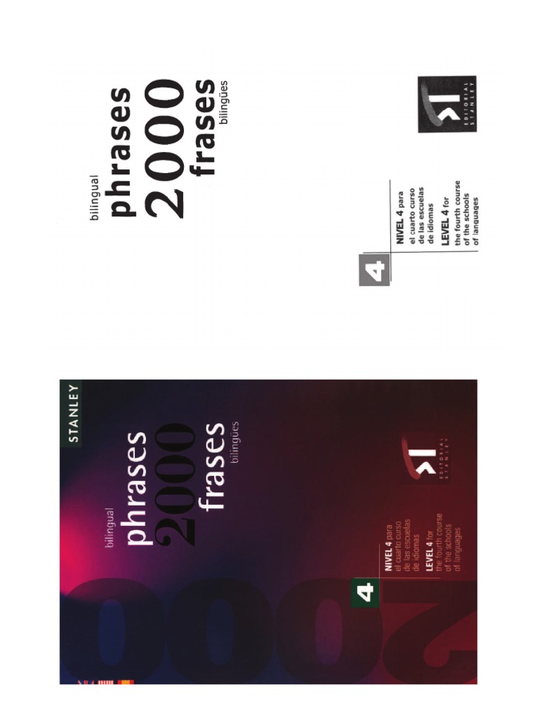 Rosset Edward R 2000 Bilingual Phrases Spanishenglish Nivel | PDF