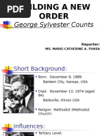 George Counts | PDF | Sociological Theories | Teaching And Learning