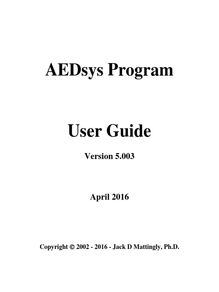 AEDsys 1 | PDF | Menu (Computing) | Computing
