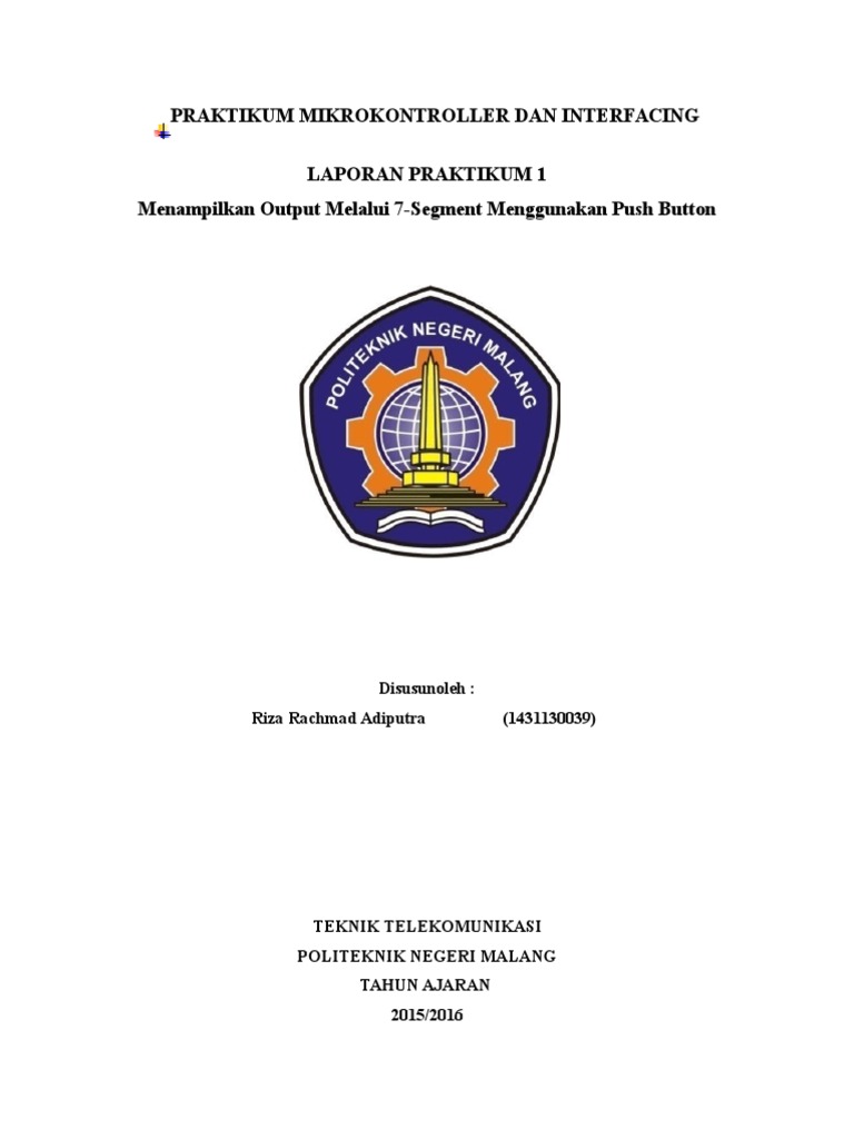 Menampilkan Output Melalui 7-Segment Menggunakan Push Button | PDF