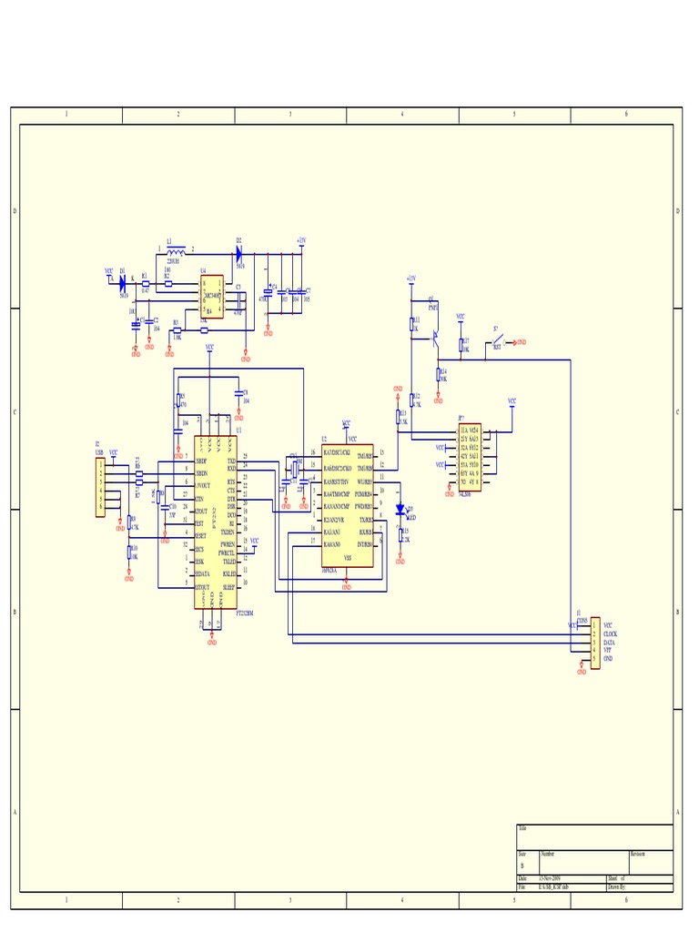 FT232BM USB Programmer Schematic | PDF | Science & Mathematics