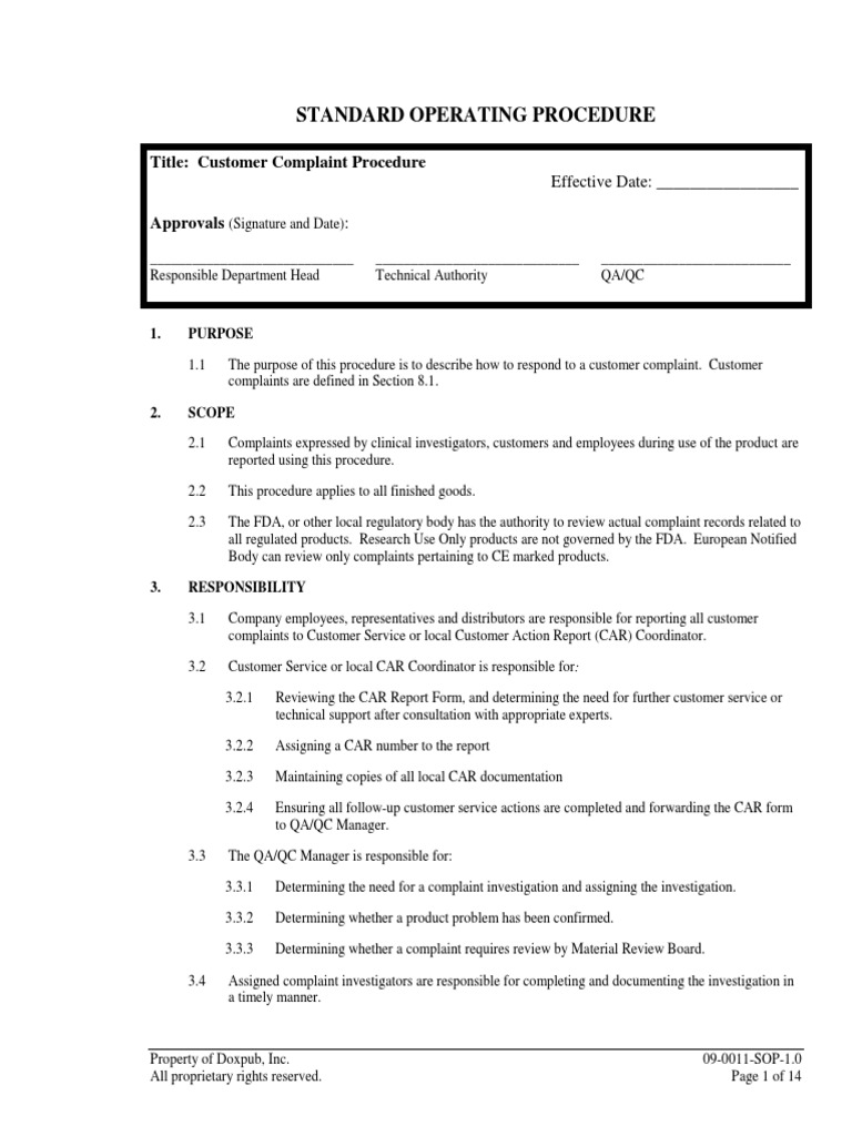 Sample | PDF | Quality Assurance | Medical Device