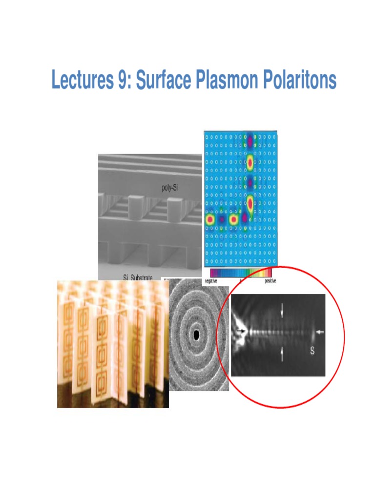Lecture On The Web Surface-Plasmons-Polaritons | PDF | Plasmon | Electromagnetic Radiation