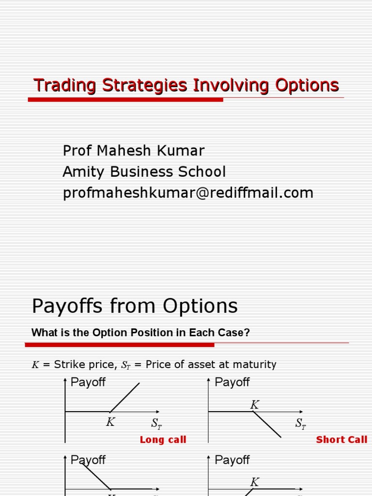 Options Trading Strategies Guide | PDF | Business | Option (Finance)