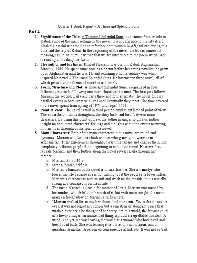 Lit Response Suns Final | PDF