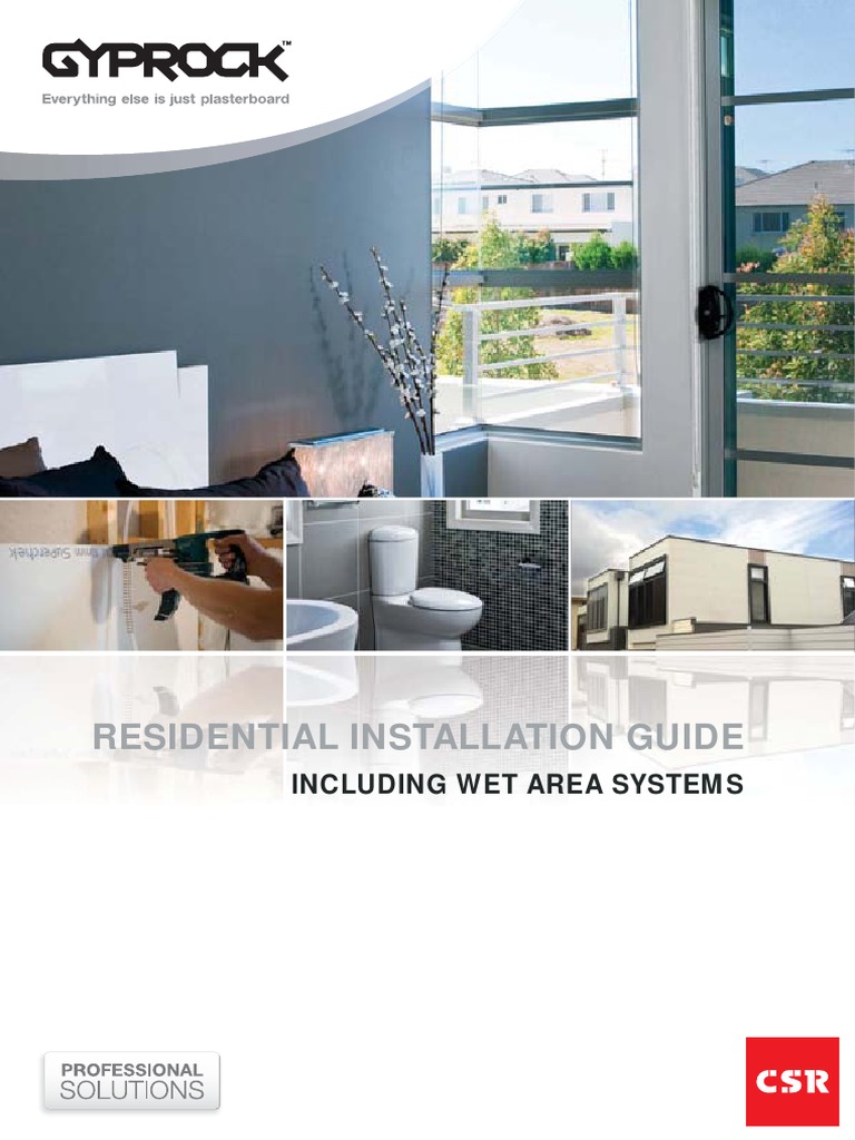 GYPROCK 547 Residential - Installation - Guide 201111 PDF | PDF ...