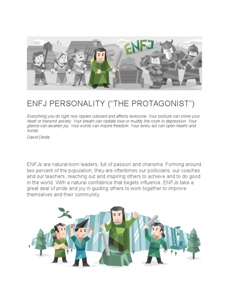 Enfj Personality | PDF | Friendship | Extraversion And Introversion