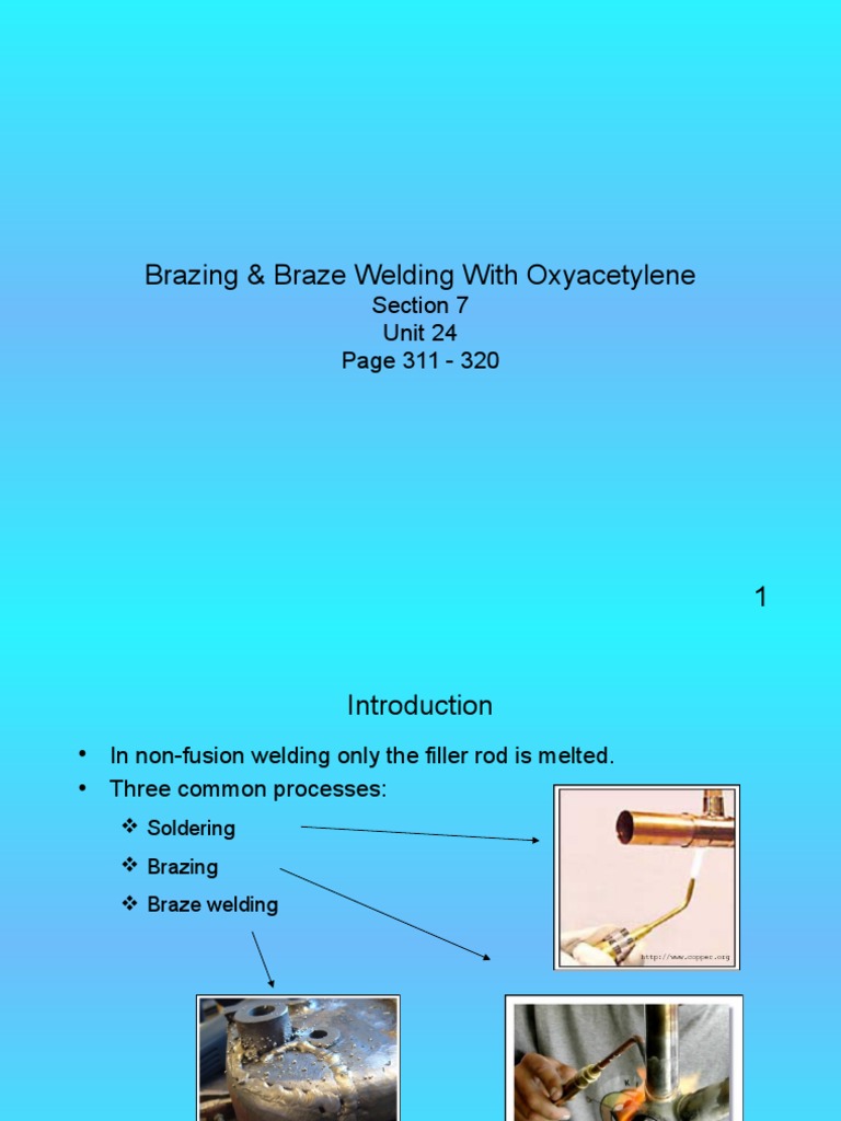 Overview of Brazing and Braze Welding | PDF | Soldering | Solder