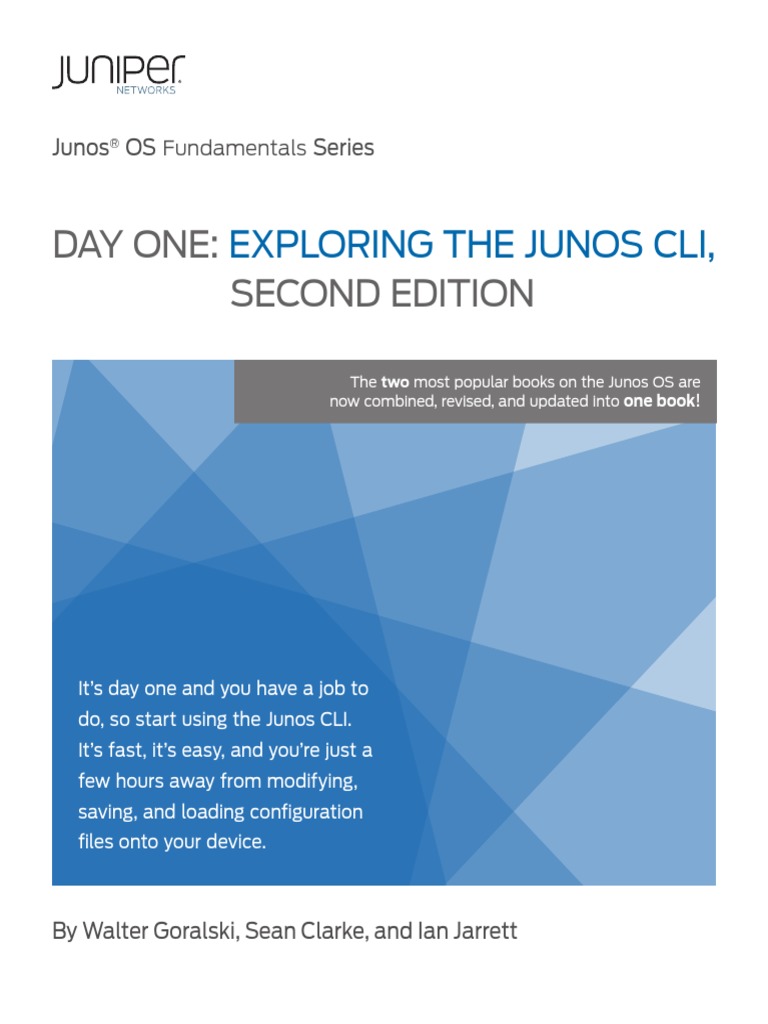 Day One - Exploring The JUNOS CLI | PDF | Command Line Interface | Shell (Computing)